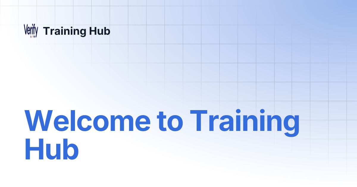 Welcome to Training Hub | Training Hub