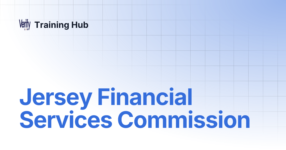 Jersey Financial Services Commission | Training Hub